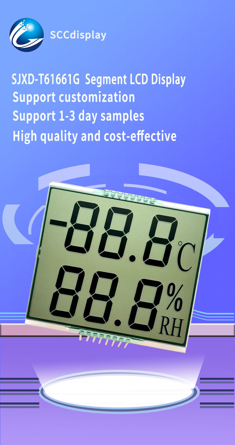 7 Segment LCD Display Arduino-Temperature And Humidity Screen