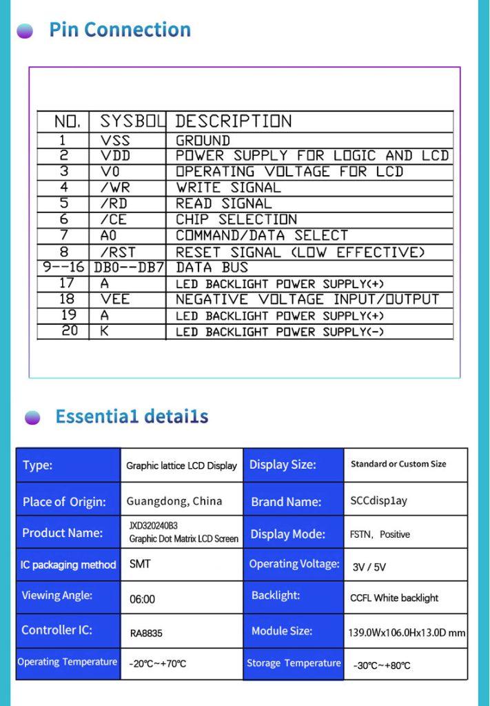 LCD Graphic Display Module LCD Display Modul Guide Tips