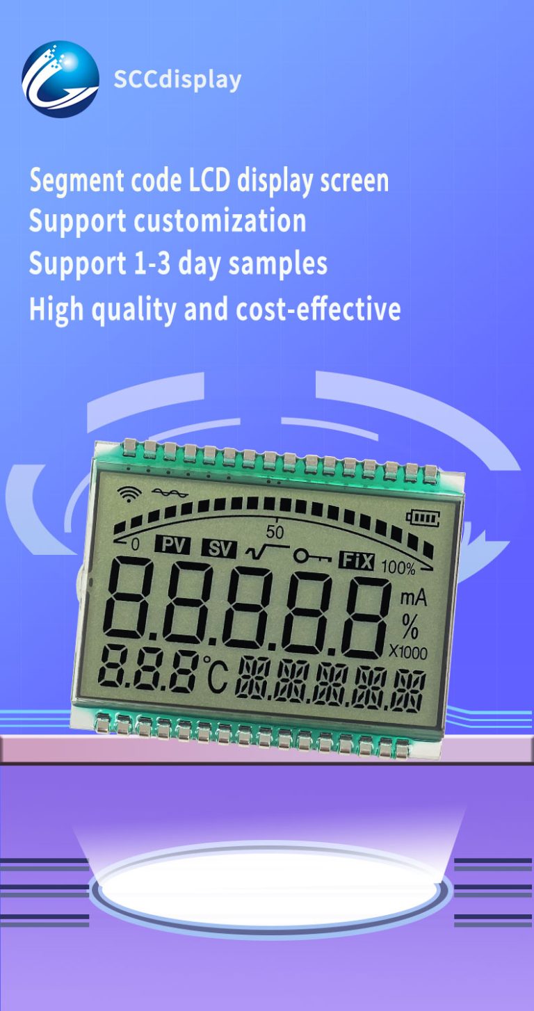 Types Of 7 Segment LCD Display - Electric Meter LCD Screen