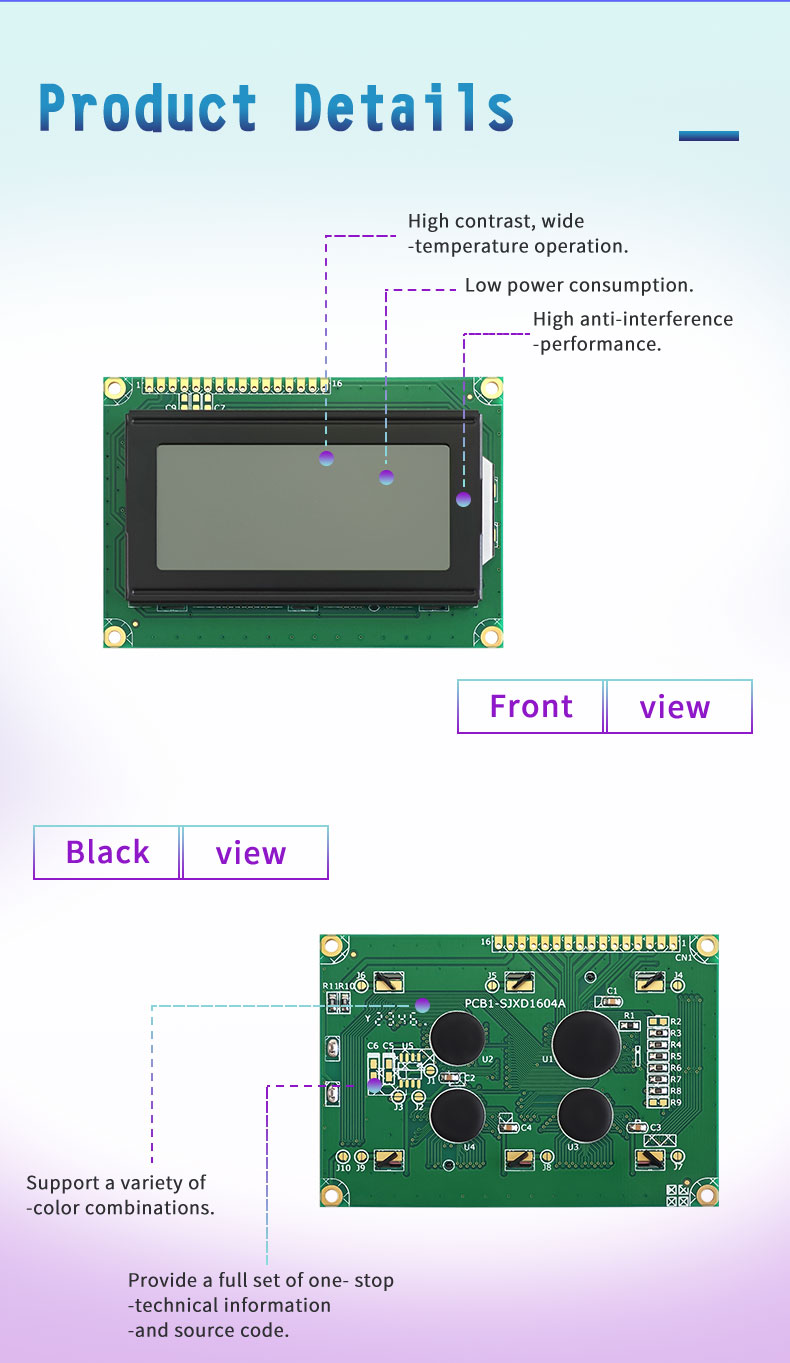 LCD 16X4 1604 Character LCD Display Module LCM To Esp32