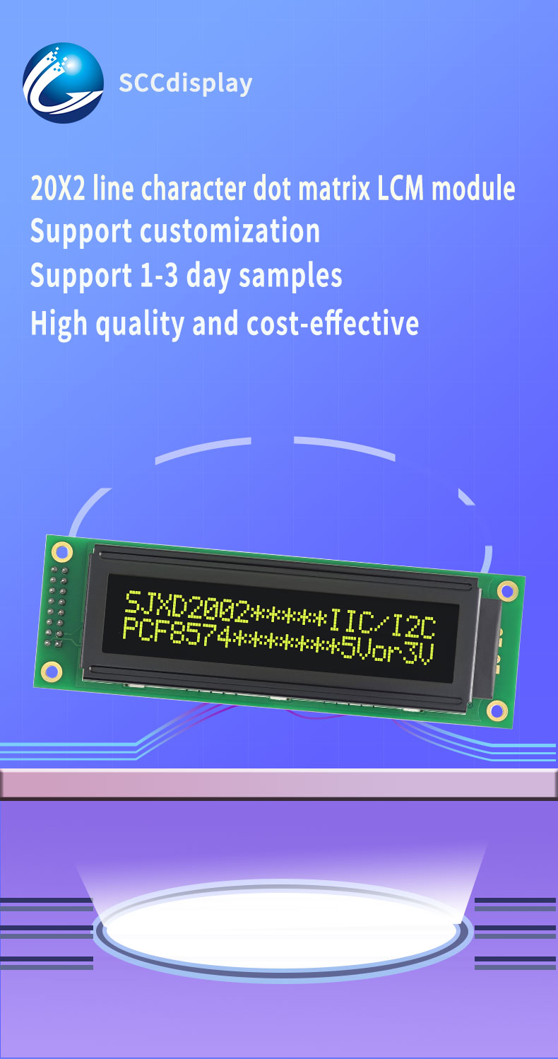 I2C Display Module - 20*2 Dot Matrix Character LCD Screen