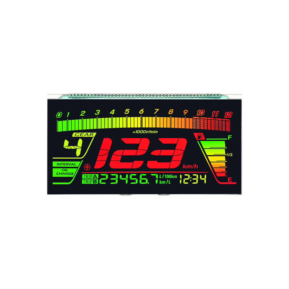 Motorcycle Color Segment Creen - Anti Glare LCD Display Screen