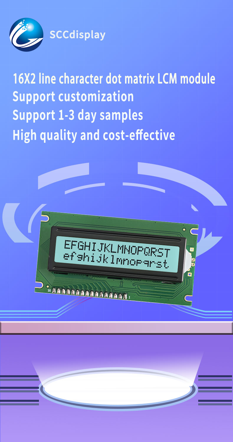 1602 LCD - Dual Row Digital Display 16X2 LCM Module