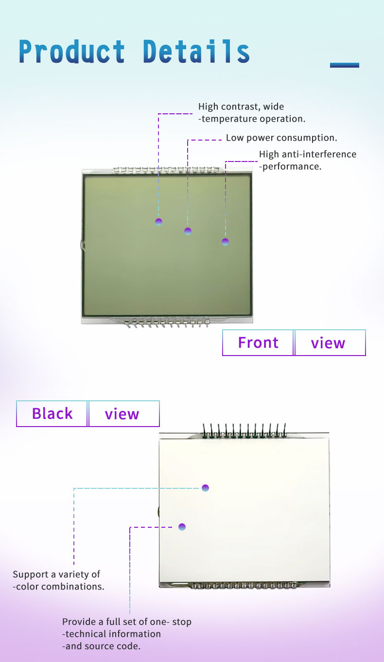 Electric Meter LCD Panel - Long Service Life