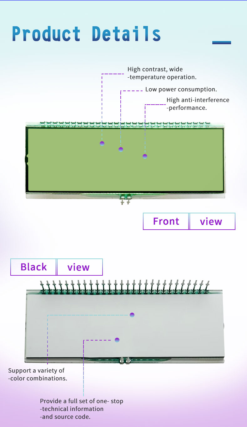 Electric Meter Segment Display - Customized Segment Instrument
